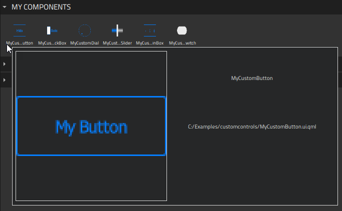 Creating Custom Components Qt Design Studio Manual 4 2